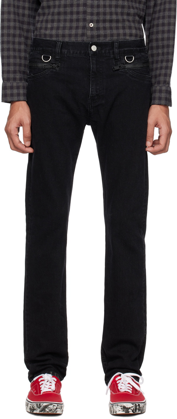 Undercoverism Black D-Ring Jeans Undercoverism