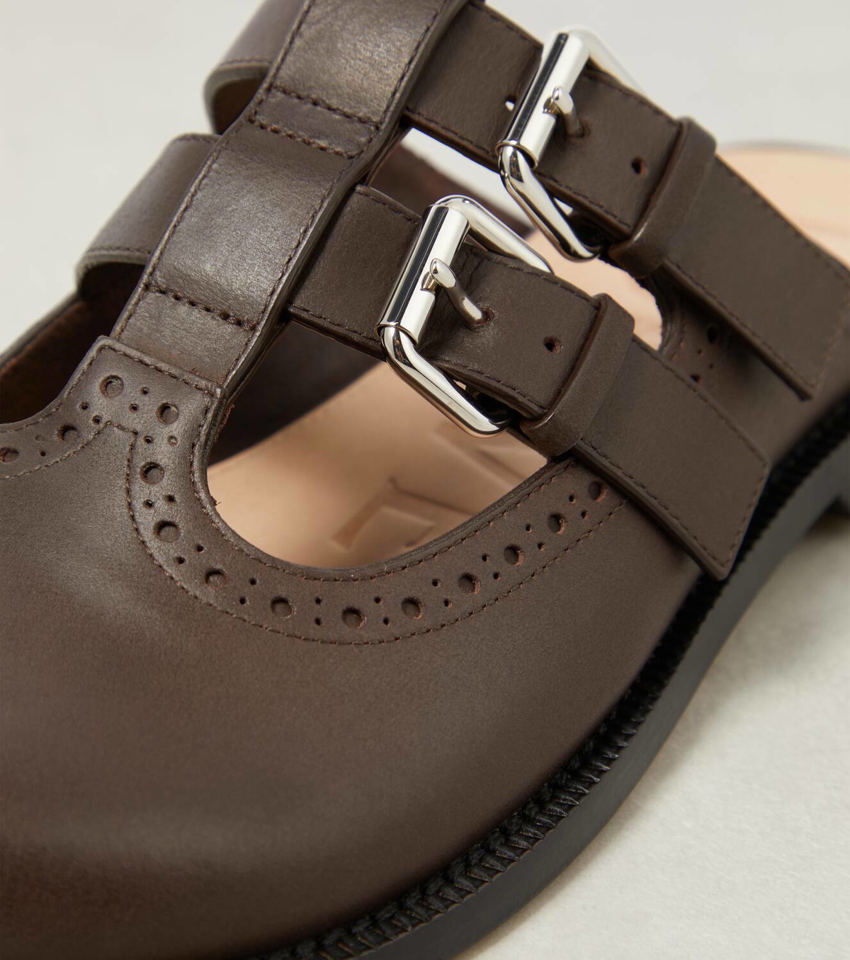 Loewe Campo leather Mary Jane mules Loewe
