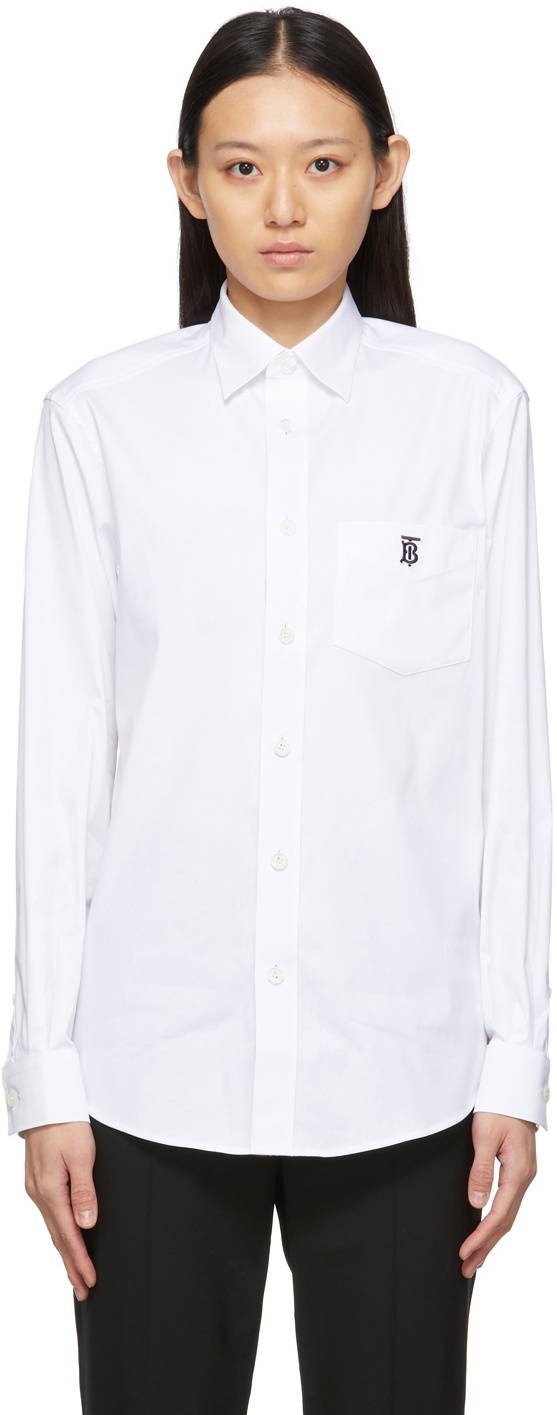 Burberry White Monogram Motif Shirt Burberry