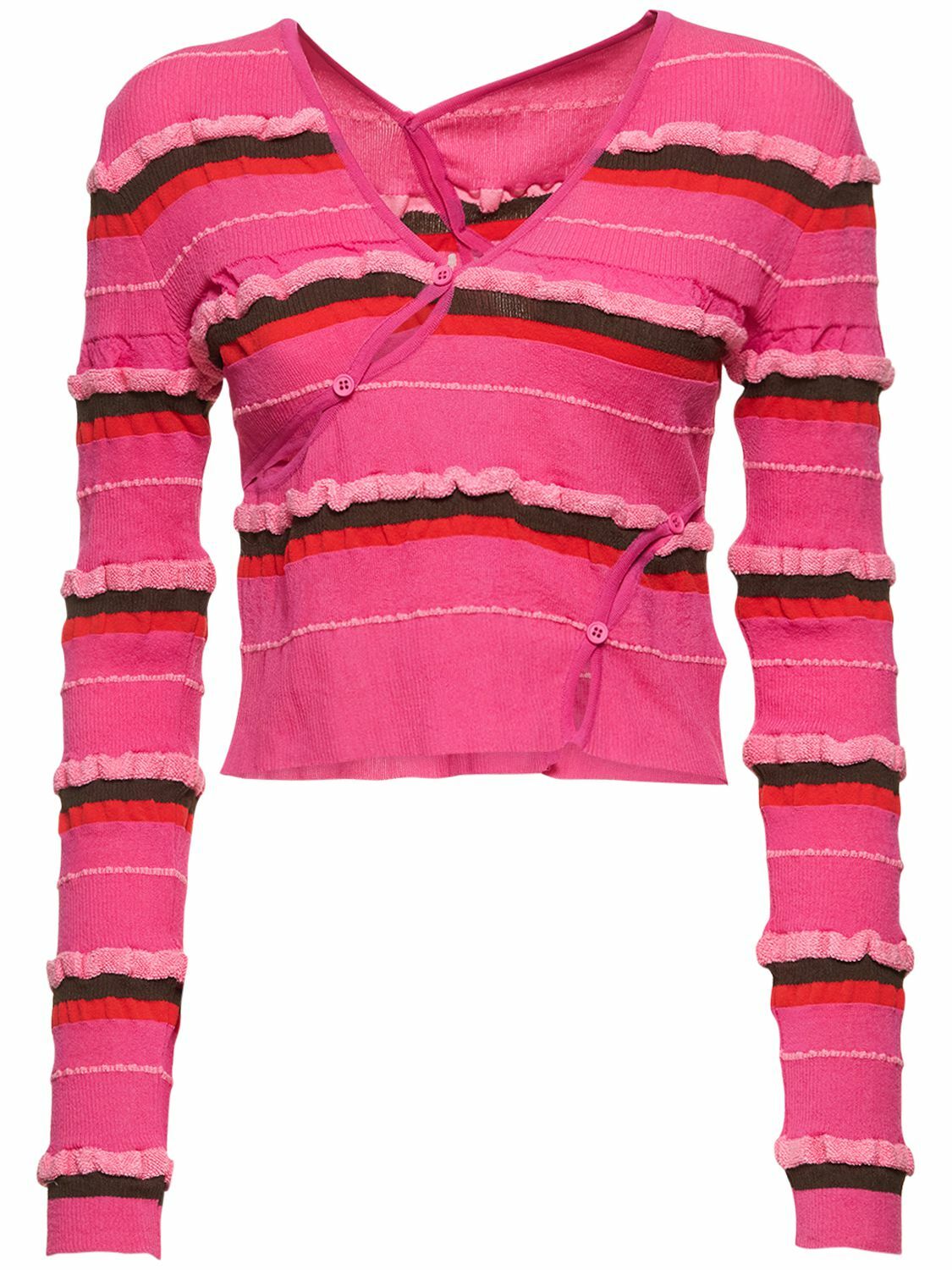 JACQUEMUS - Le Cardigan Tordu Striped Knit Cardigan Jacquemus