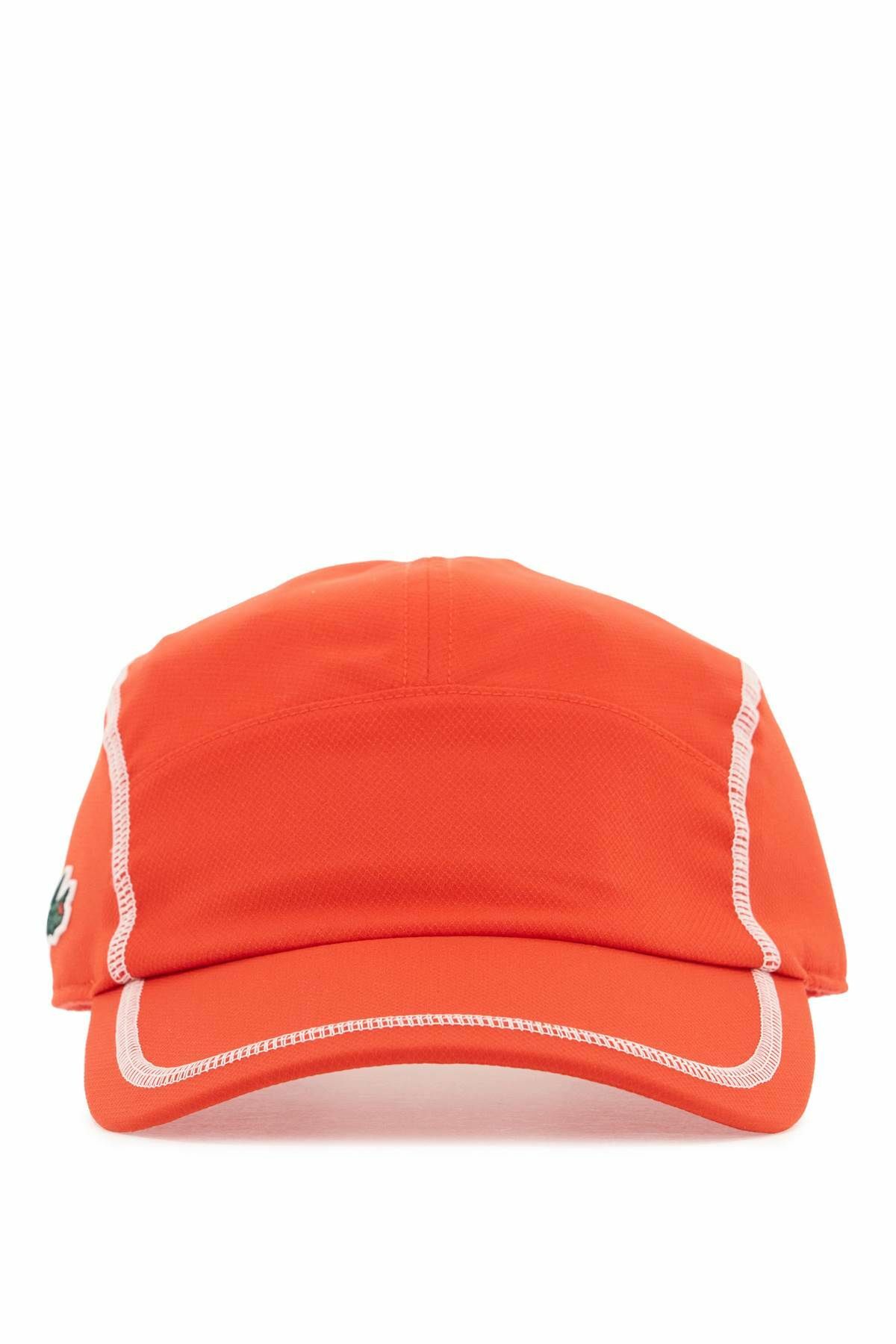 LACOSTE baseball cap with logo patch Red Lacoste