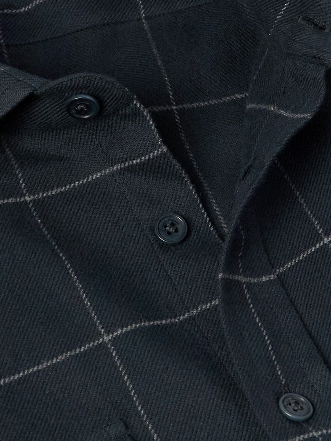 Ralph Lauren Purple label - Checked Cotton-Flannel Shirt - Blue Ralph ...