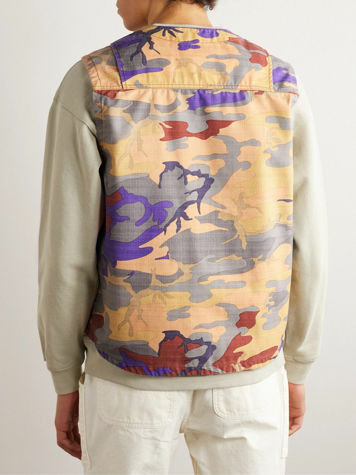 Stone Island - Camouflage-Print Ripstop Gilet - Multi Stone Island