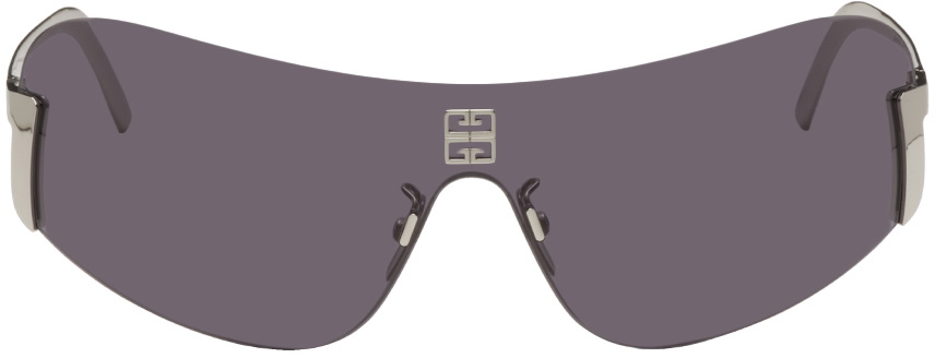 Givenchy Silver Rimless Sunglasses Givenchy