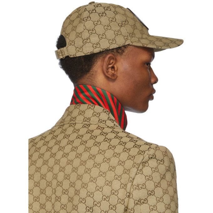 Gucci Beige GG Patch Cap Gucci