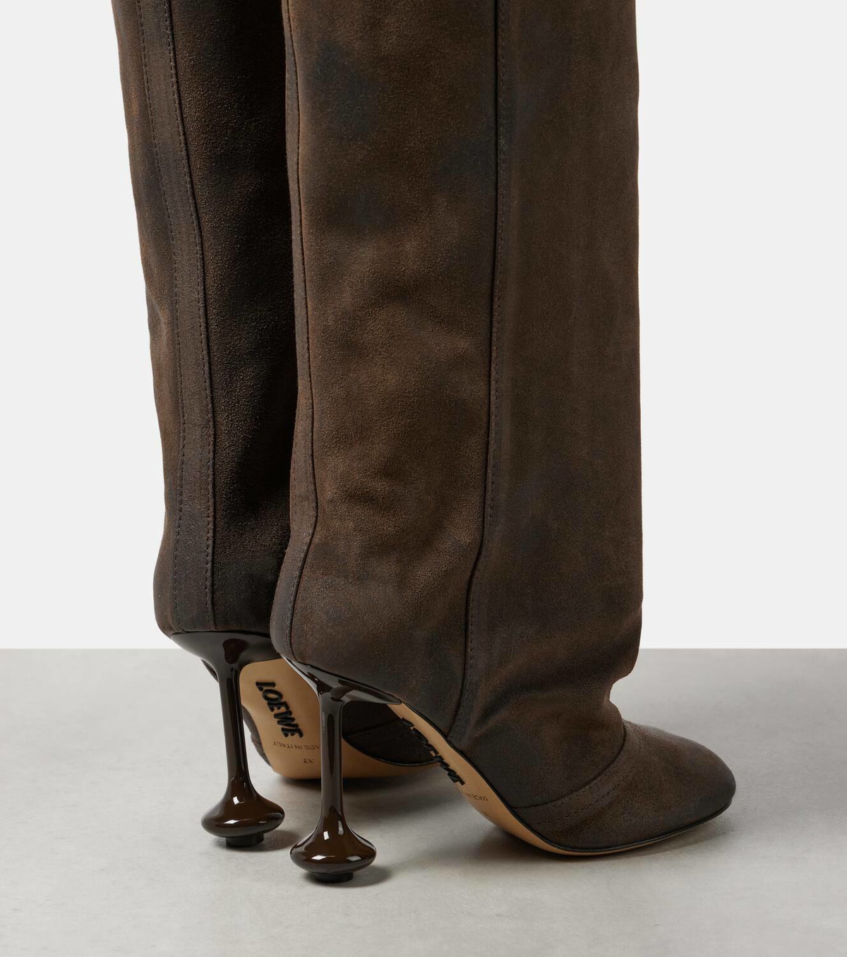 Loewe Toy Panta leather over-the-knee boots Loewe