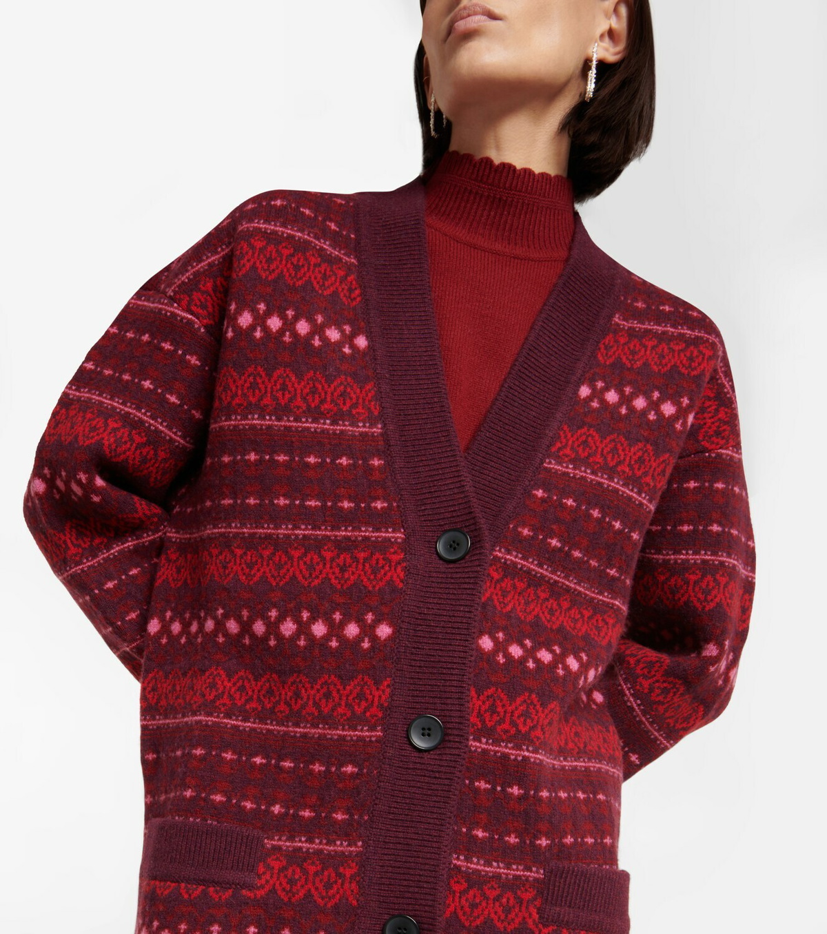Marant Etoile Fair Isle wool cardigan Isabel Marant Etoile