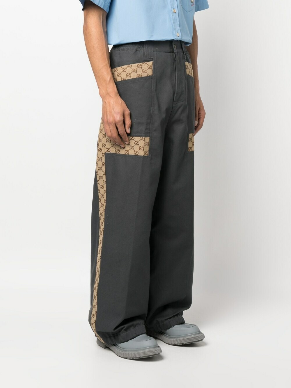 GUCCI - Gg Supreme Detail Trousers Gucci