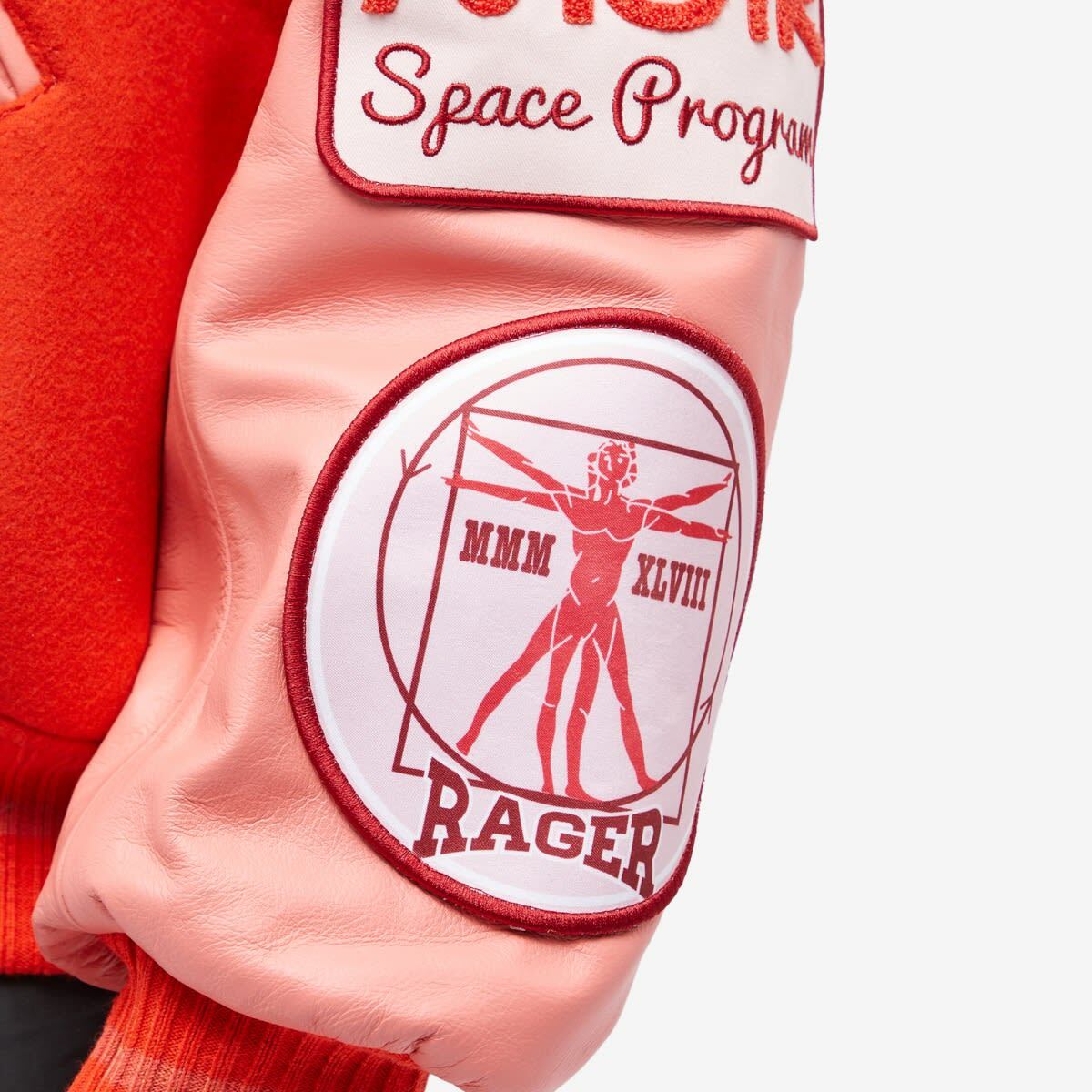 Members of the Rage Men's Wool Leather Varsity Jacket in Tomato Cherry ...