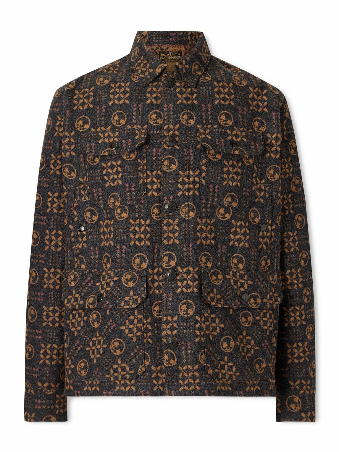 RRL - Ruddick Cotton-Jacquard Jacket - Orange RRL