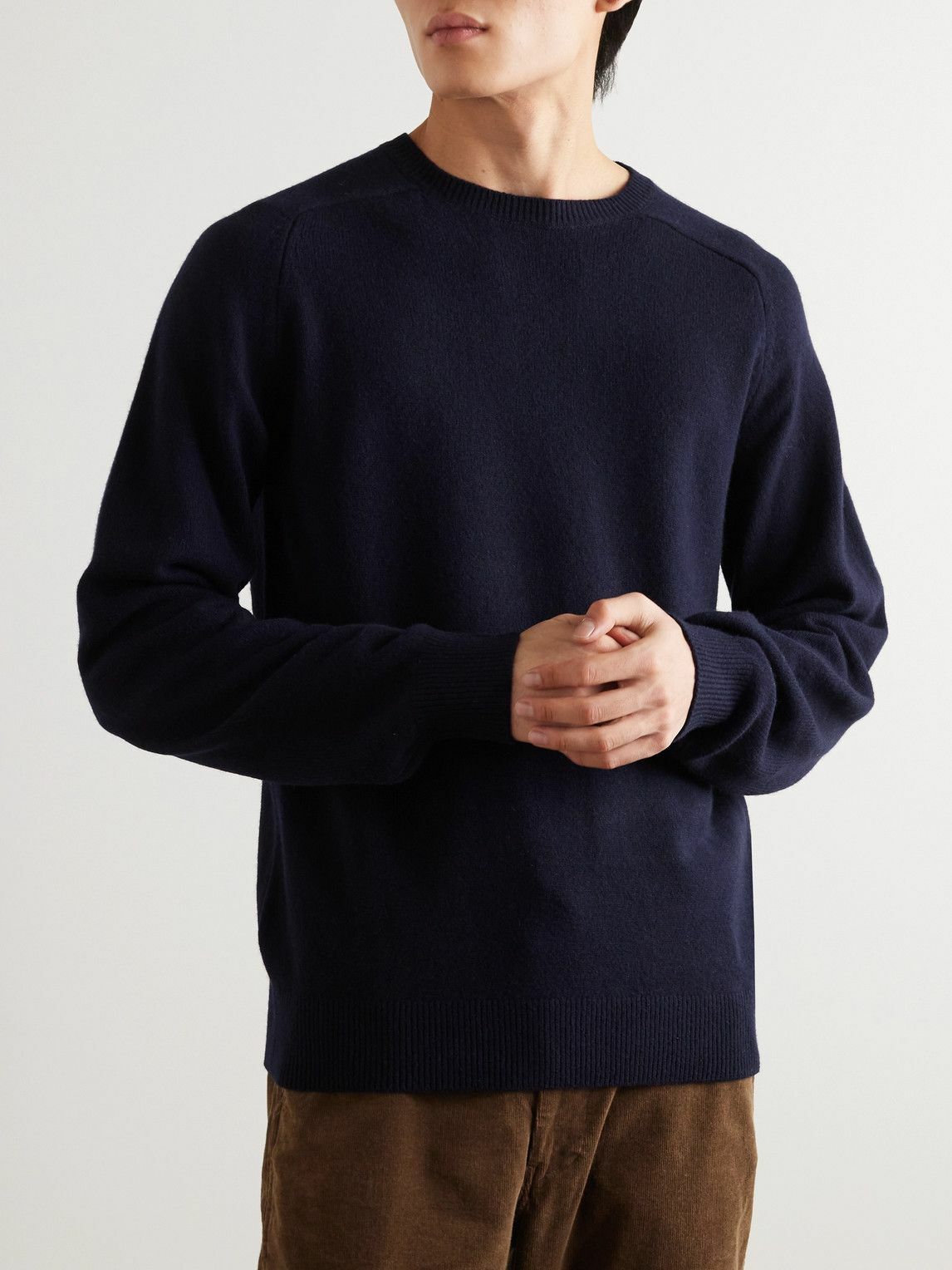 Beams Plus - Wool Sweater - Blue Beams Plus