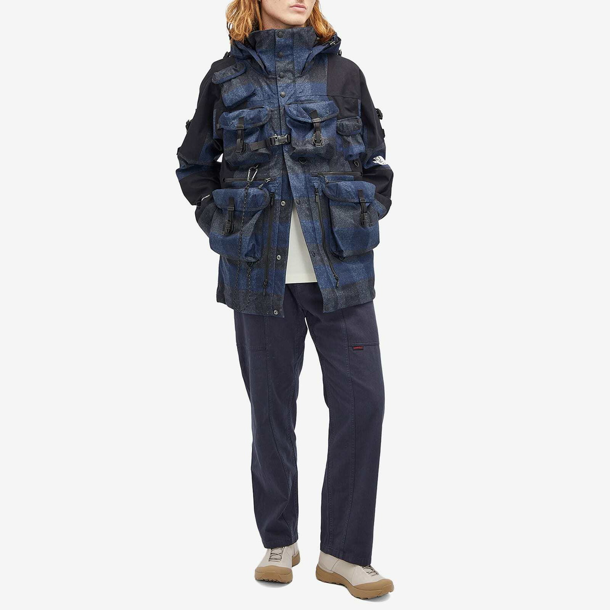 The North Face Men's UE Wool Like Hardshell Jacket in Summit Navy Plaid ...