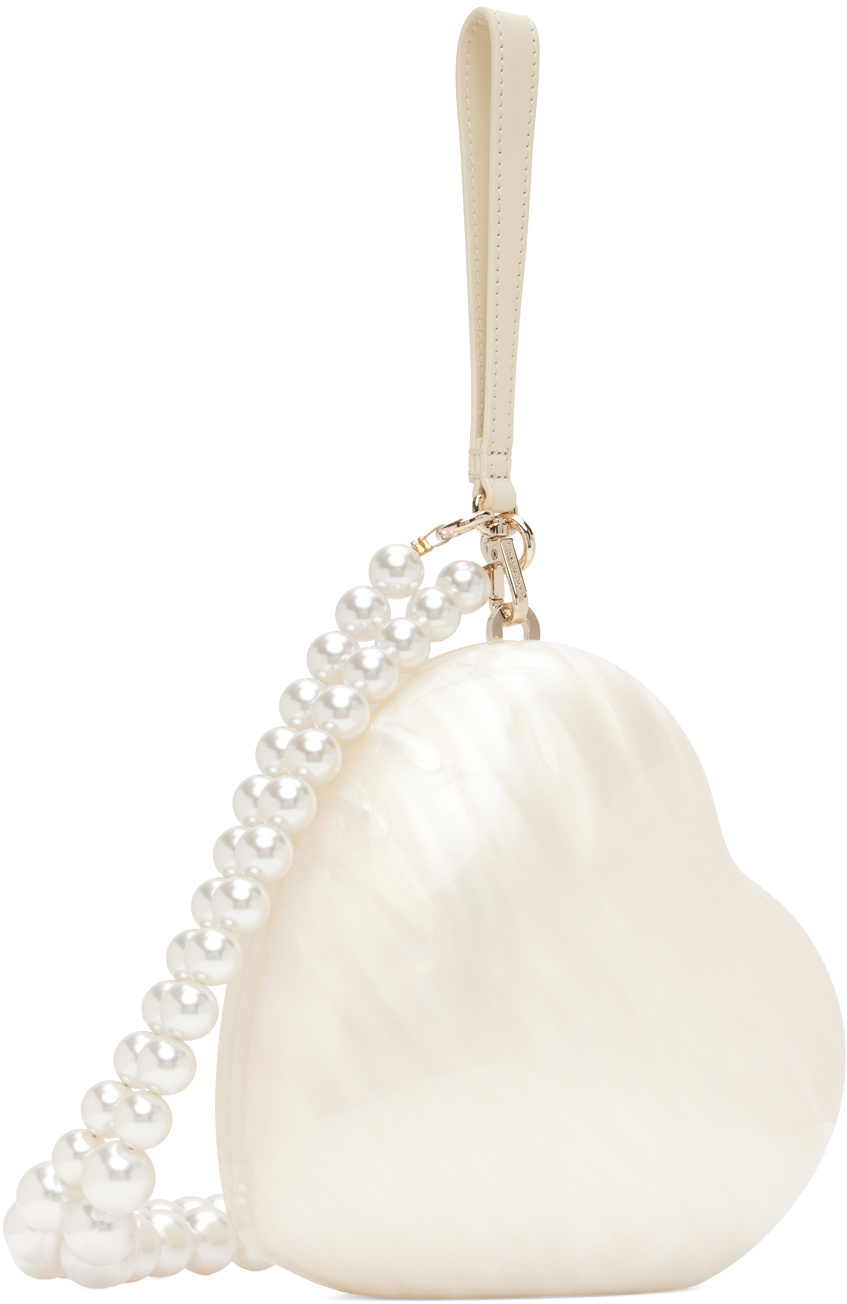 Simone Rocha White Medium Heart Bag Simone Rocha