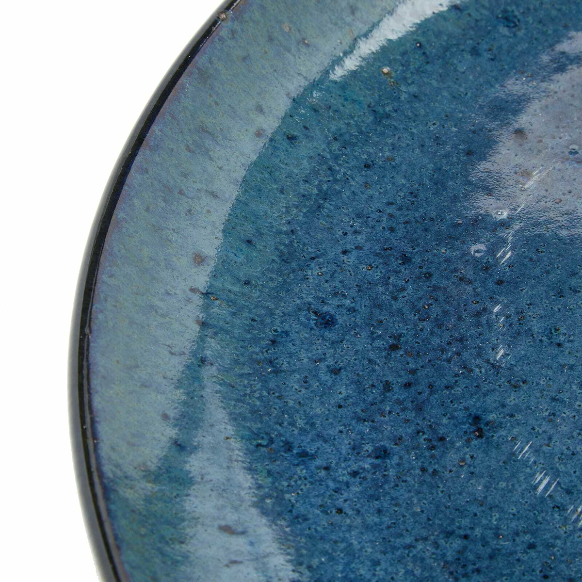 Soho Home Nero Dinner Plate - Set of Four in Blue Soho Home