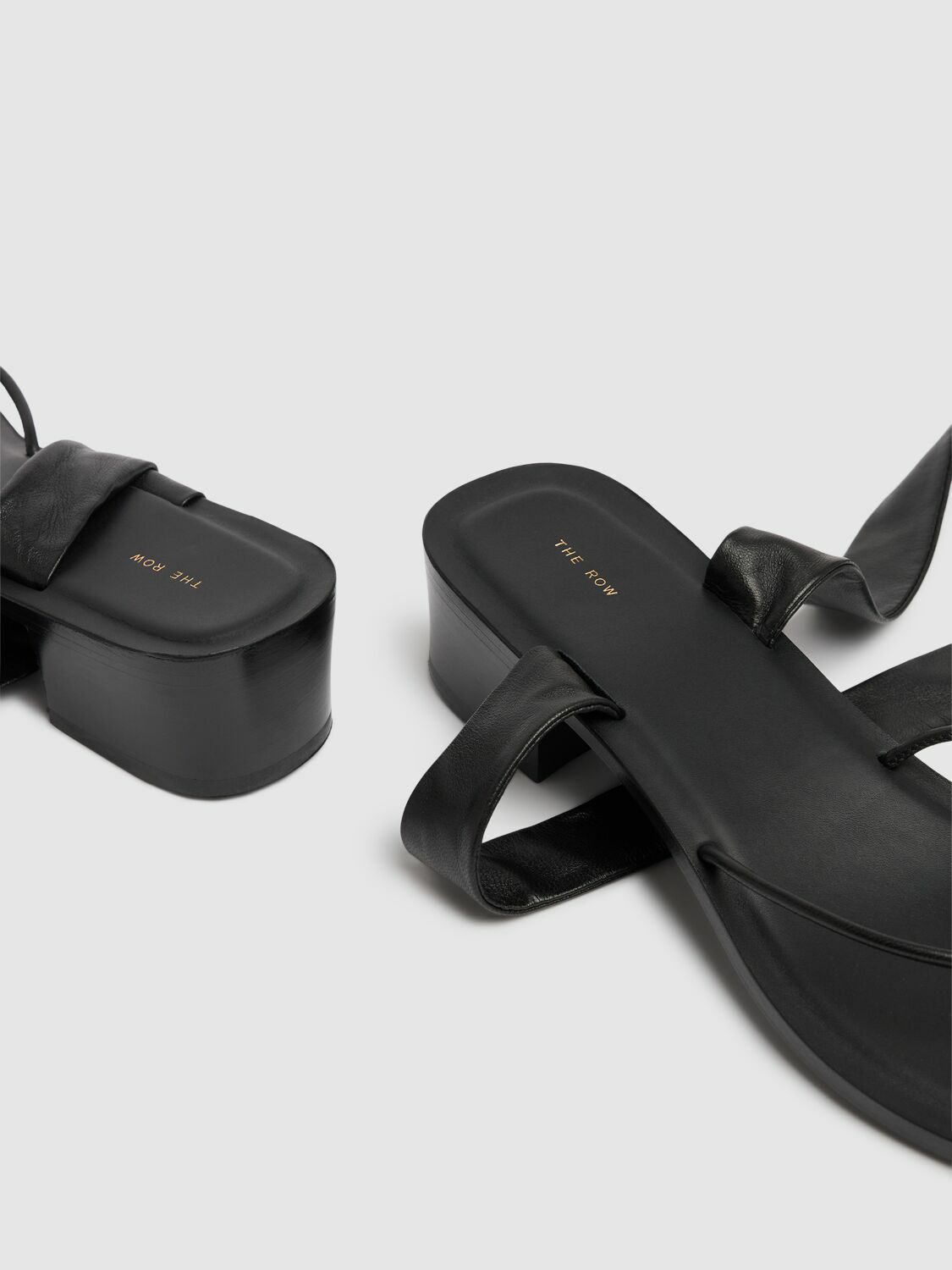 THE ROW 65mm Cord Leather Sandals The Row