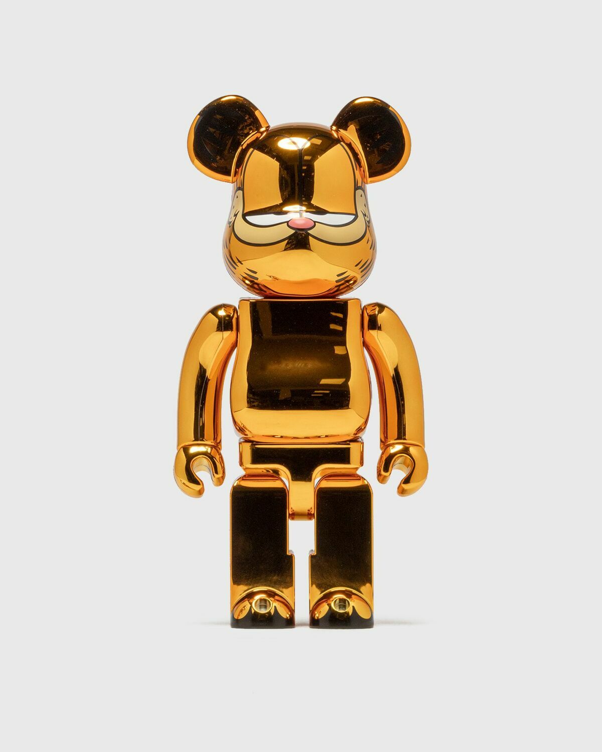 Medicom Bearbrick 1000% Garfield Gold Chrome Gold Toys Medicom