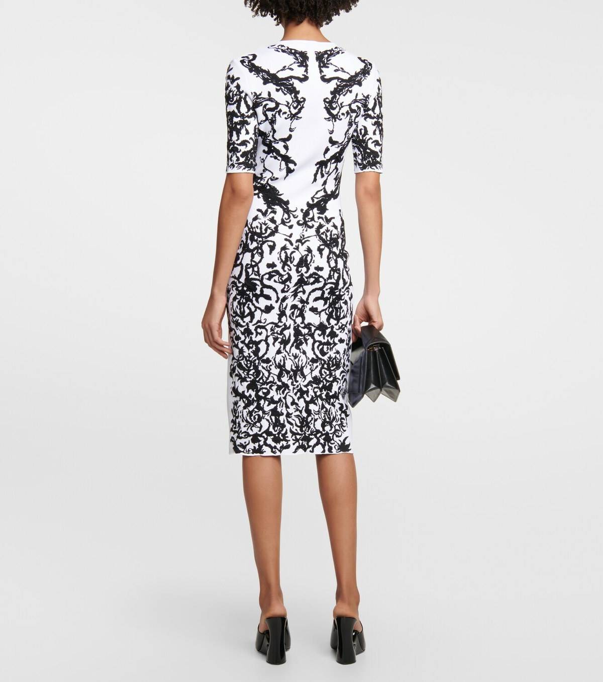 Alaïa Printed midi dress ALAÏA