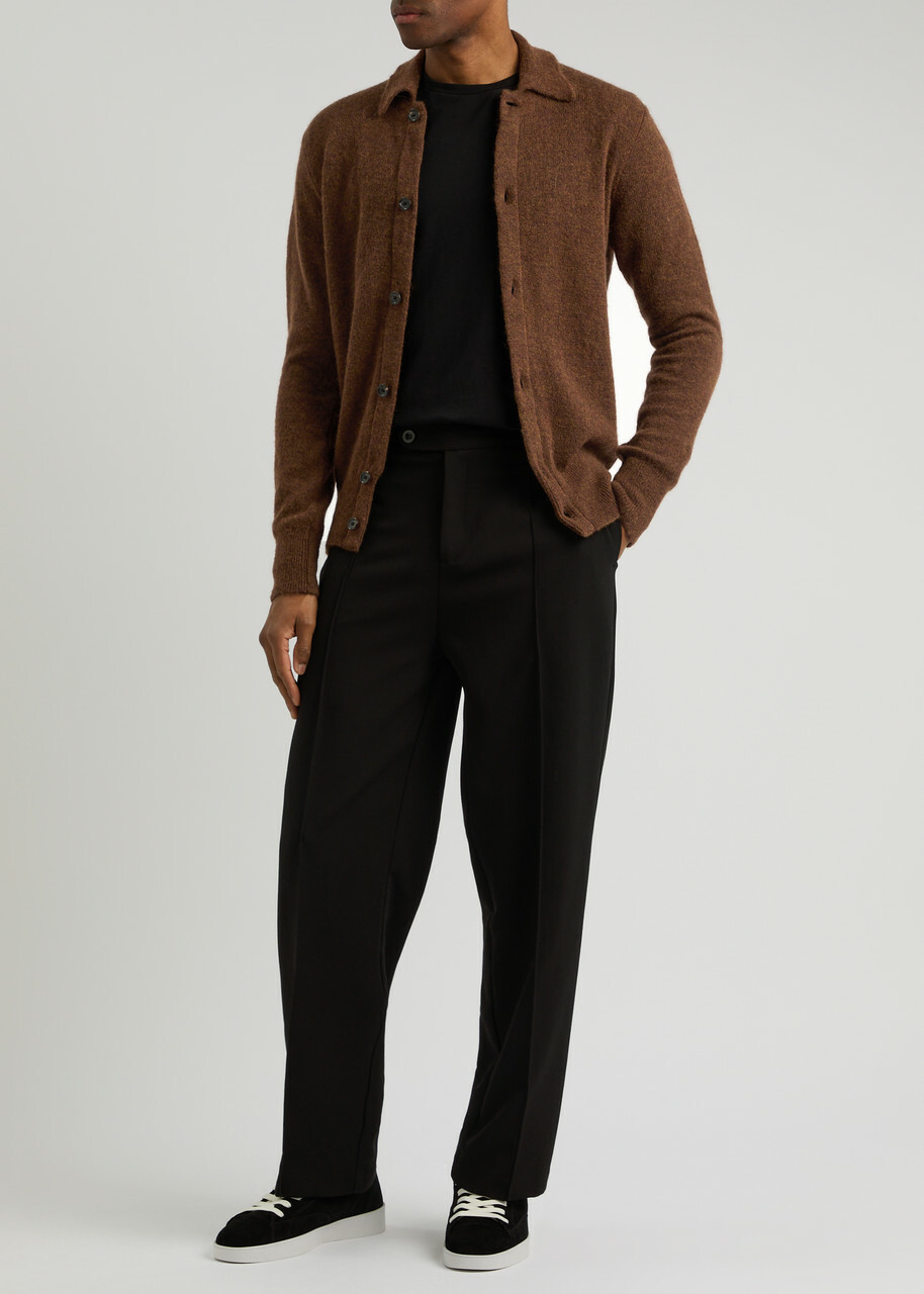 Oliver Spencer Britten Alpaca-blend Cardigan Brown Oliver Spencer