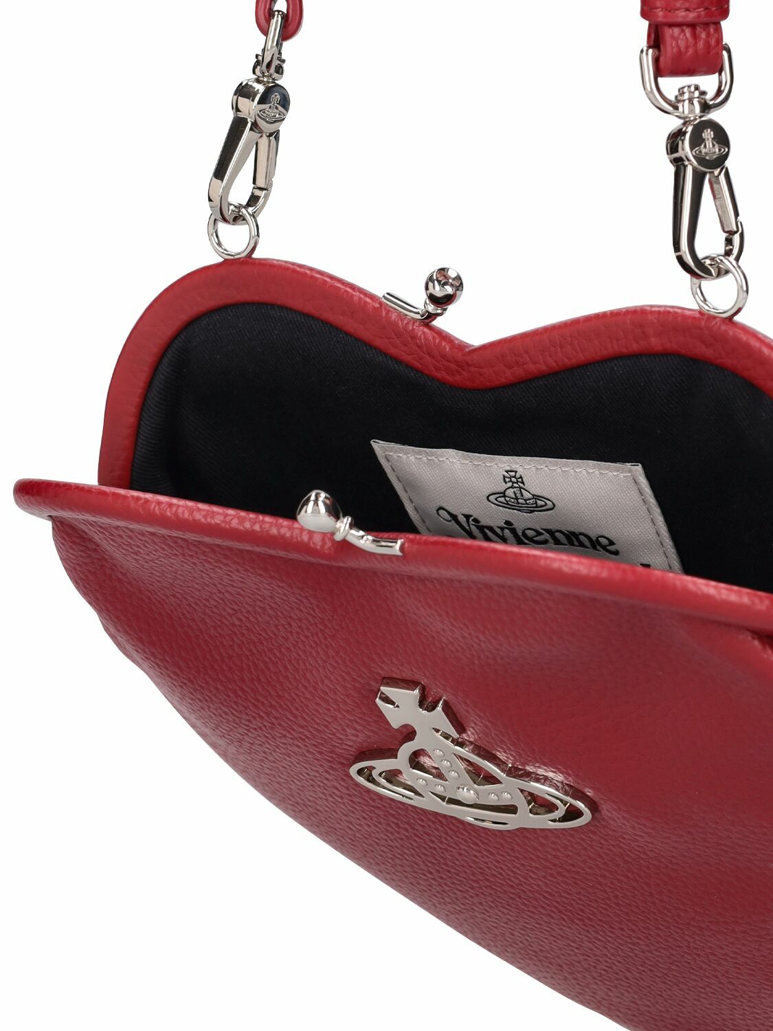 VIVIENNE WESTWOOD - Belle Heart Frame Faux Leather Bag Vivienne Westwood