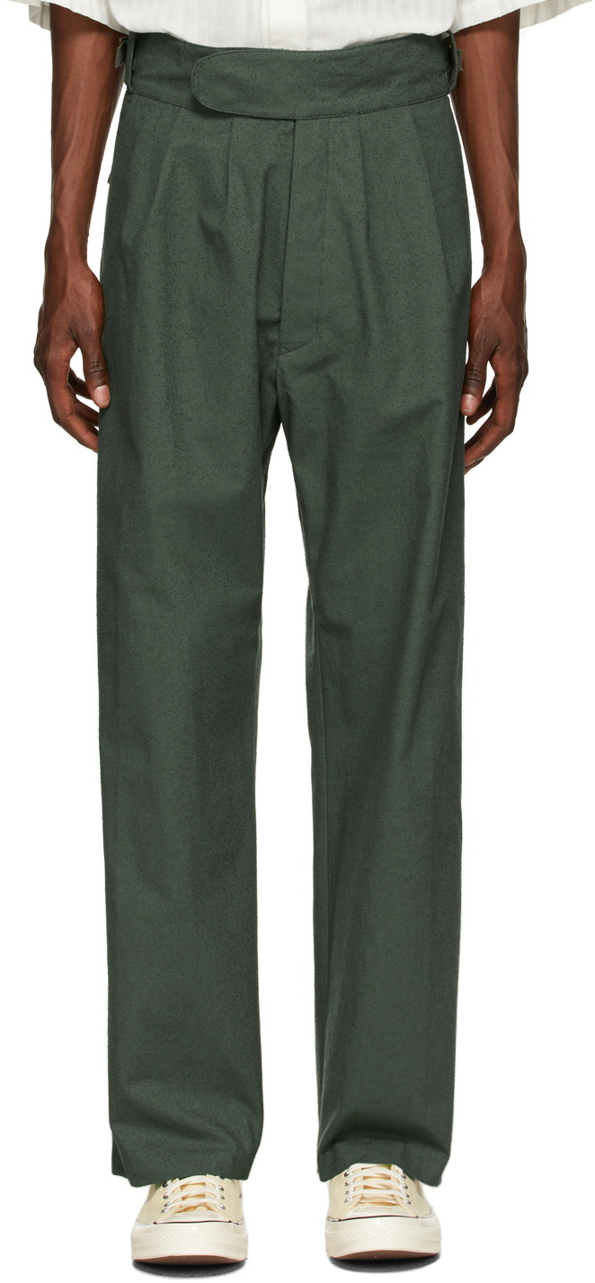 Labrum Green 'The Cotton Tree' Trousers Labrum