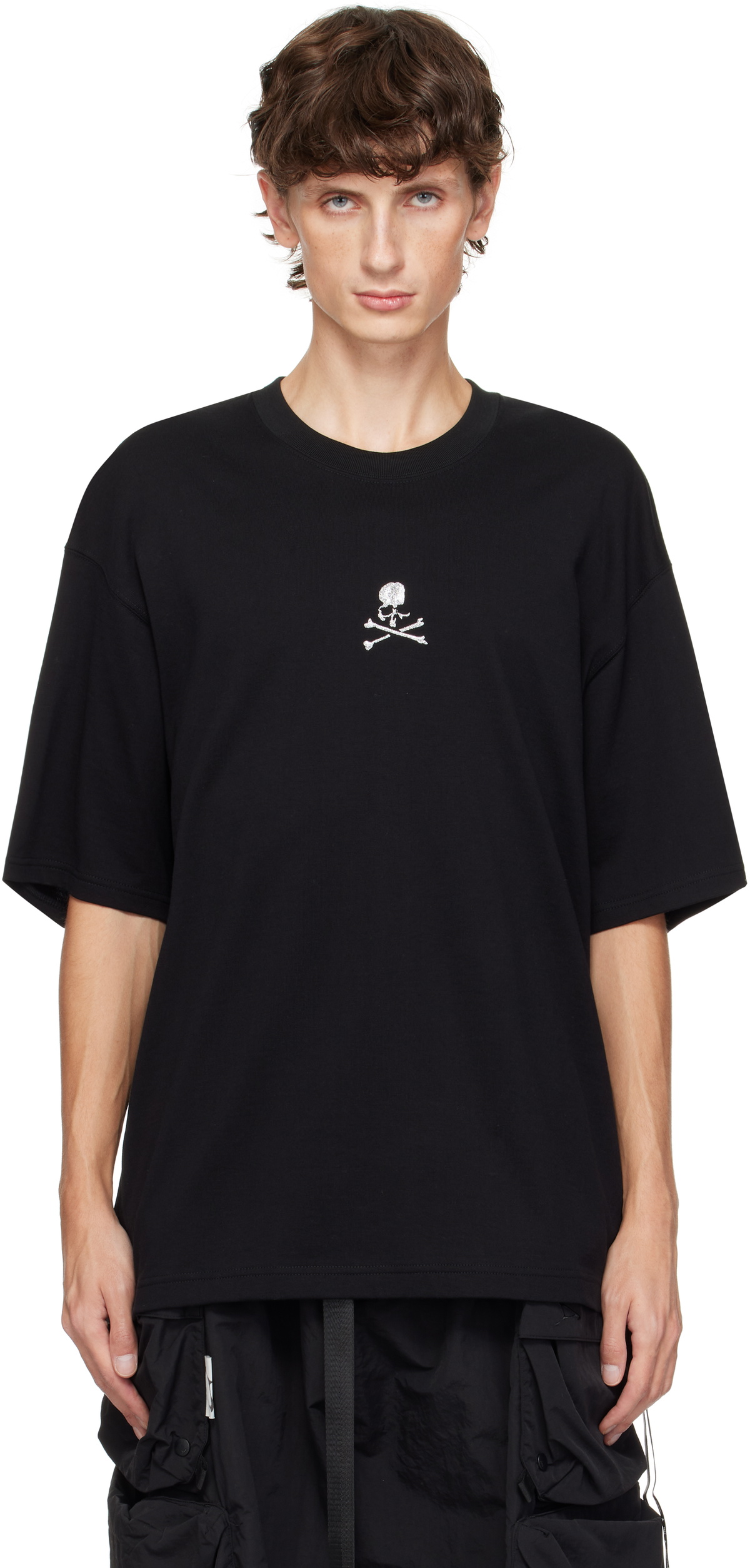 mastermind JAPAN Black Loopwheel T-shirt mastermind JAPAN