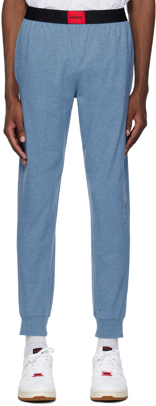 Hugo Blue Patch Sweatpants Hugo Boss