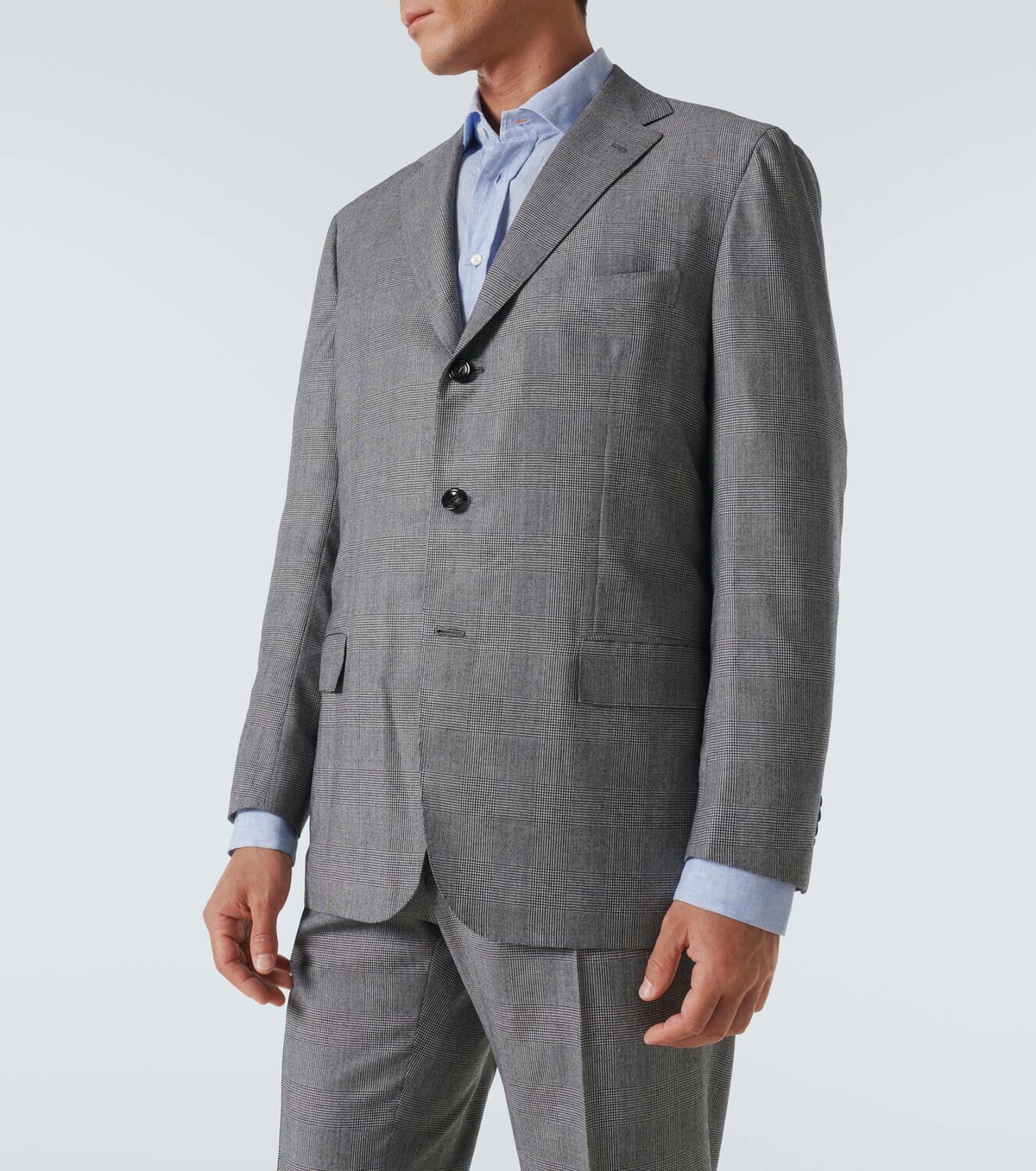 Kiton Single-breasted virgin wool suit Kiton