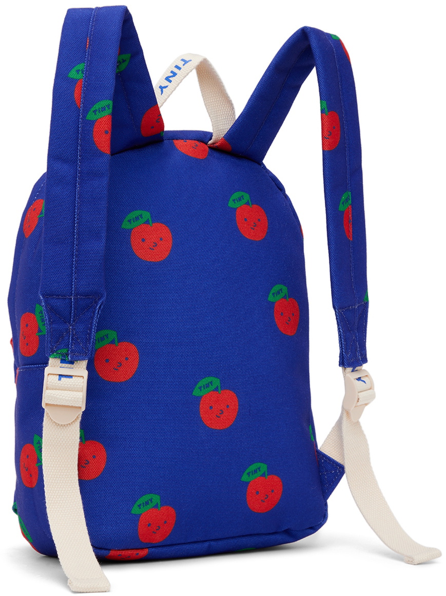 TINYCOTTONS Kids Blue Apples Backpack TINYCOTTONS