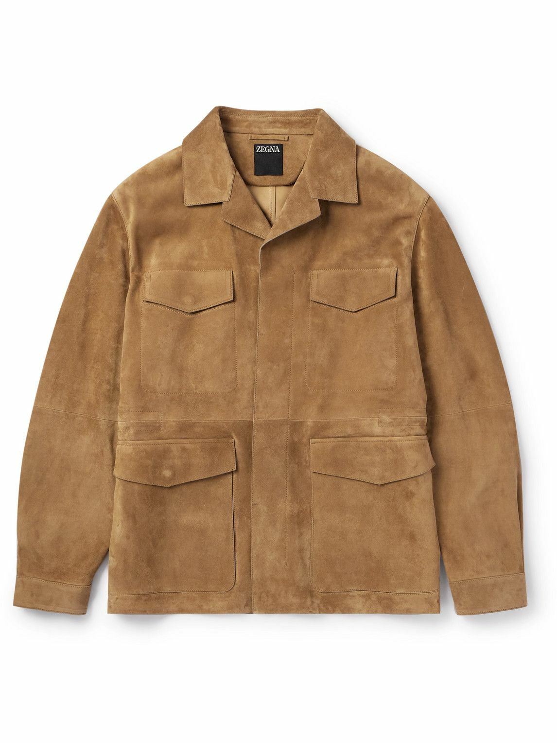 Zegna - Suede Field Jacket - Brown Zegna