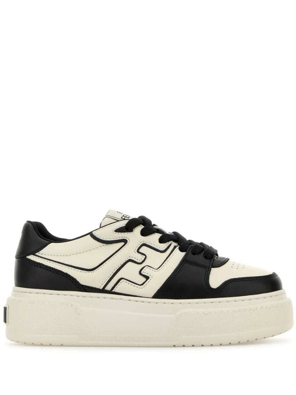 FENDI - Fendi Match Leather Sneakers Fendi
