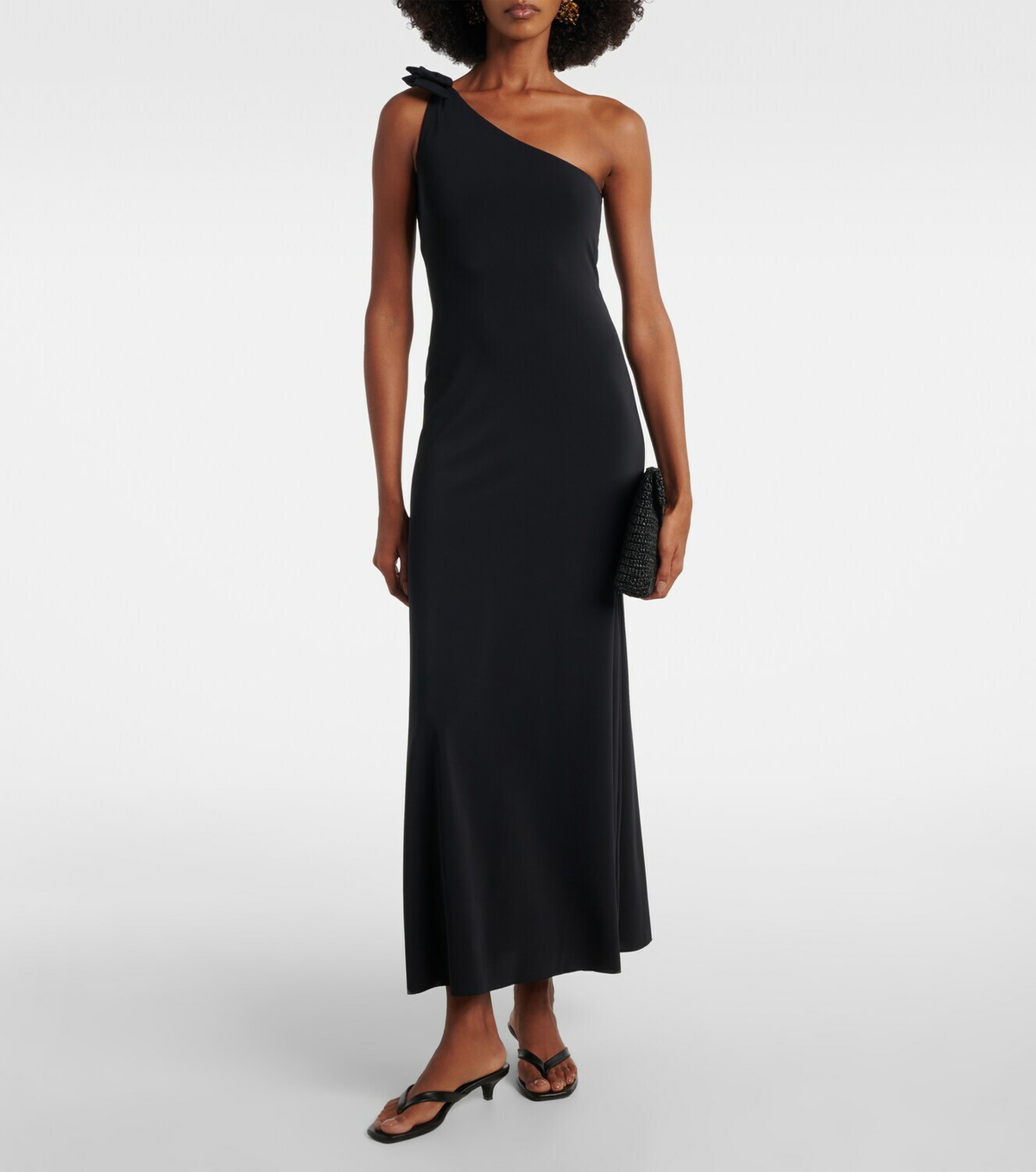 Eres Miss bow-detail one-shoulder maxi dress ERES