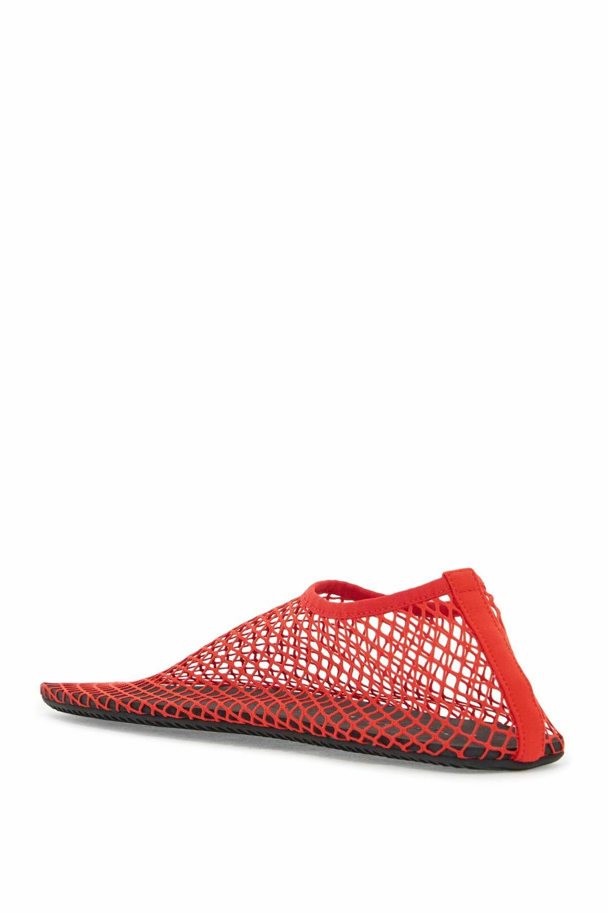 CHRISTOPHER ESBER mesh ballet flats for women Red Christopher Esber