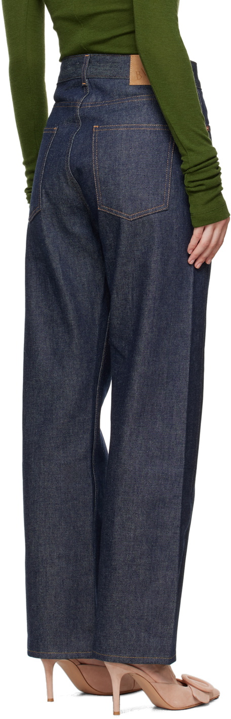 BITE Navy Curved Jeans BITE