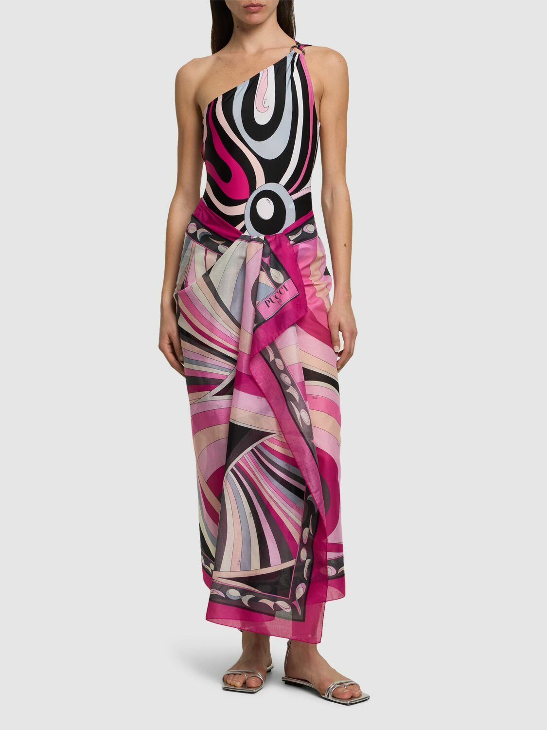 PUCCI Printed One Piece Swimsuit Emilio Pucci