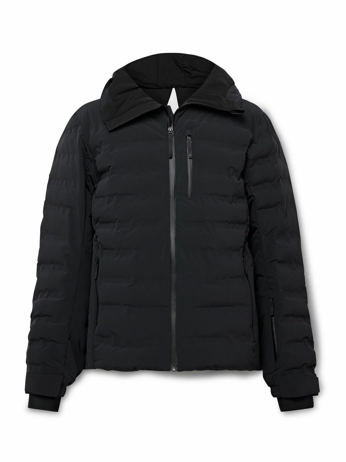 Aztech Mountain - Pyramid Quilted Hooded Ski Jacket - Black Aztech Mountain