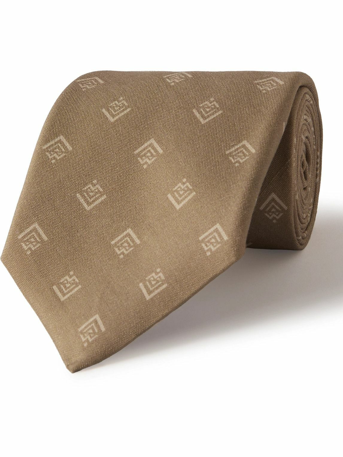 Ralph Lauren Purple label - 8cm Printed Silk Tie Ralph Lauren Purple Label