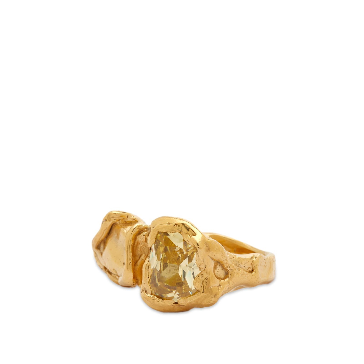 Simuero Women's Vera Ring in Gold/Quartz Simuero