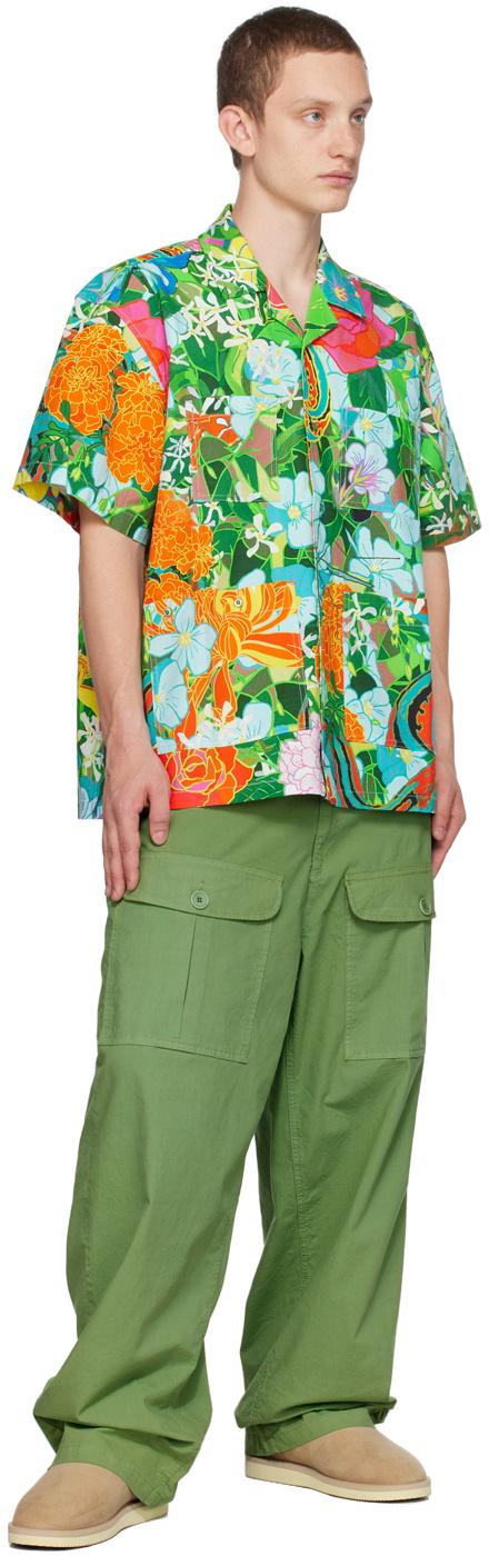 Sky High Farm Workwear Multicolor Floral Shirt Sky High Farm Workwear