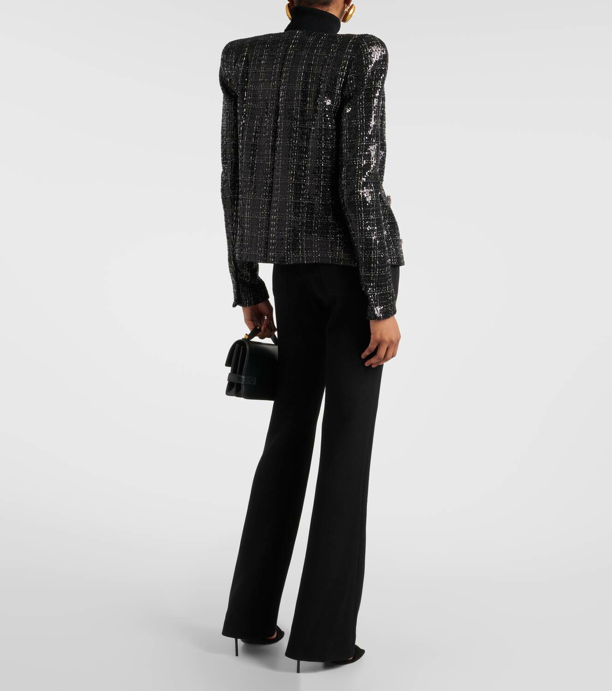 Balmain Sequined tweed jacket Balmain