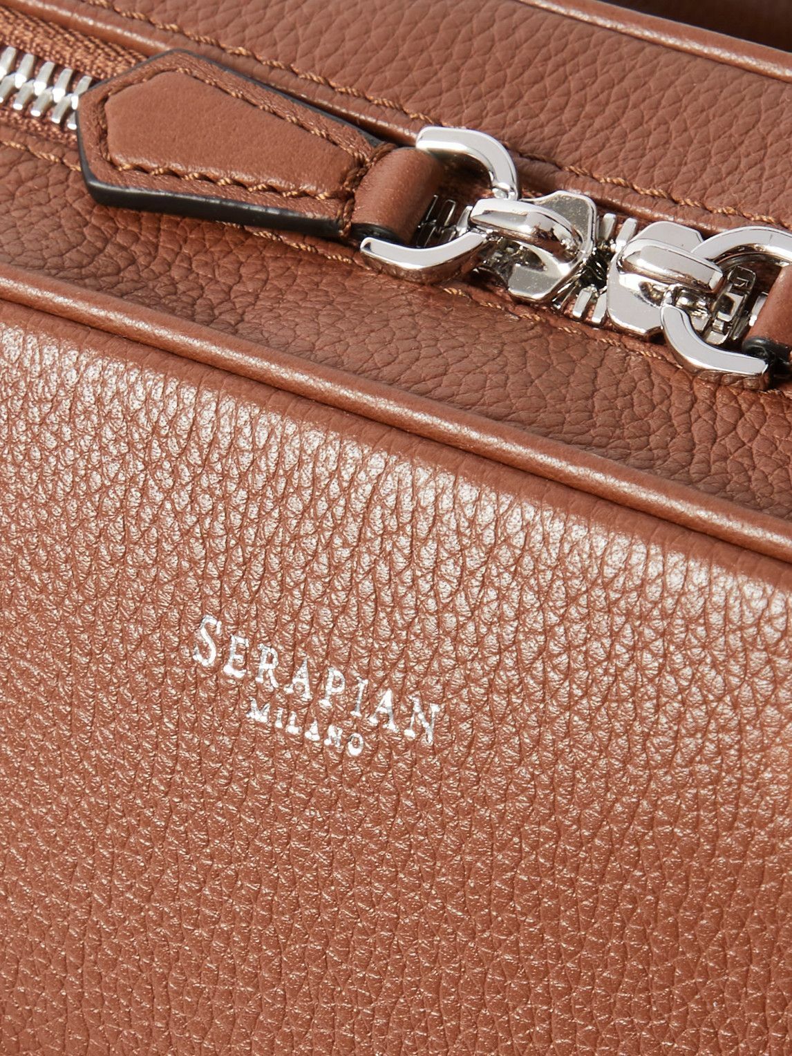 Serapian - Full-Grain Leather Briefcase Serapian