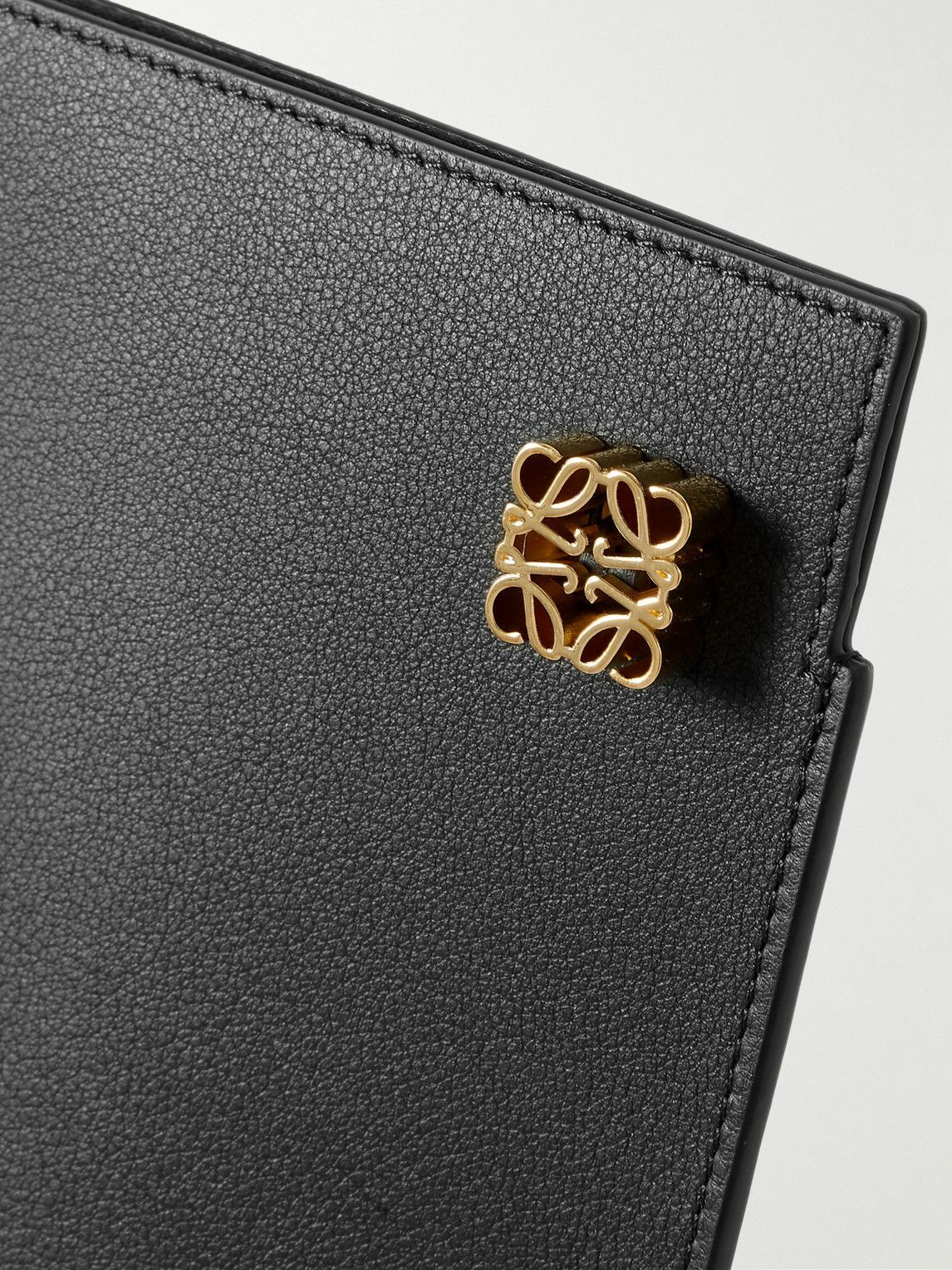LOEWE - Dice Logo-Embellished Full-Grain Leather Messenger Bag Loewe