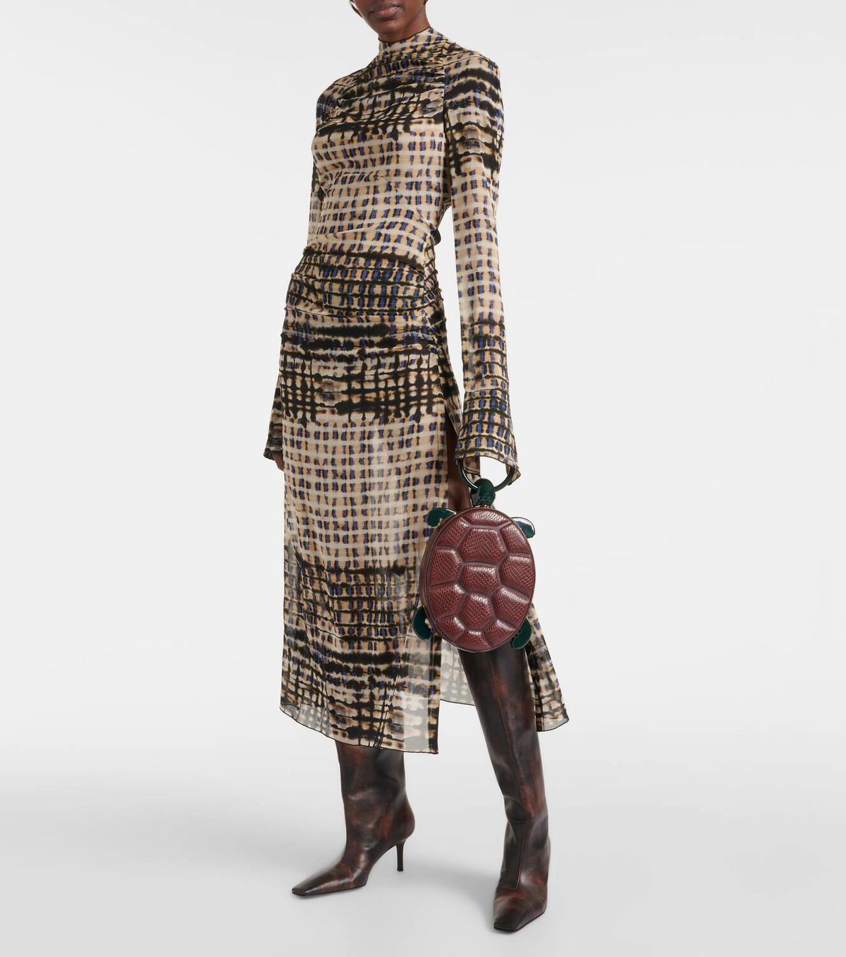 Staud Tortuga leather tote bag Staud