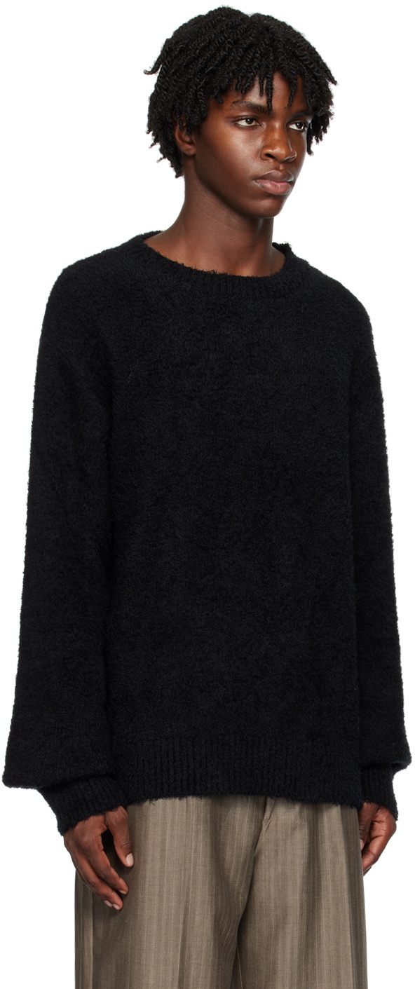 mfpen Black Furry Sweater mfpen