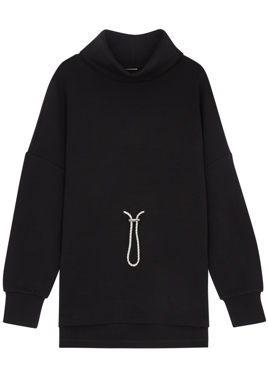 Varley Freya Stretch-jersey Sweatshirt Black Varley