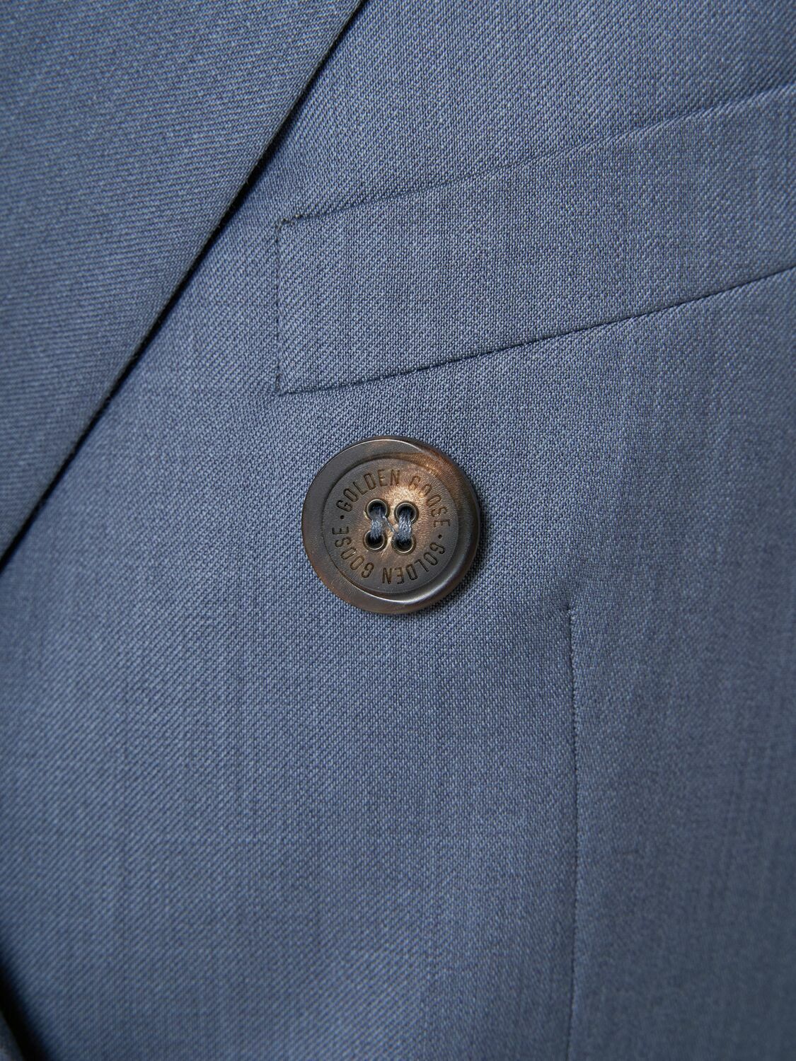 GOLDEN GOOSE Journey Double Breast Wool Blazer Golden Goose Deluxe Brand