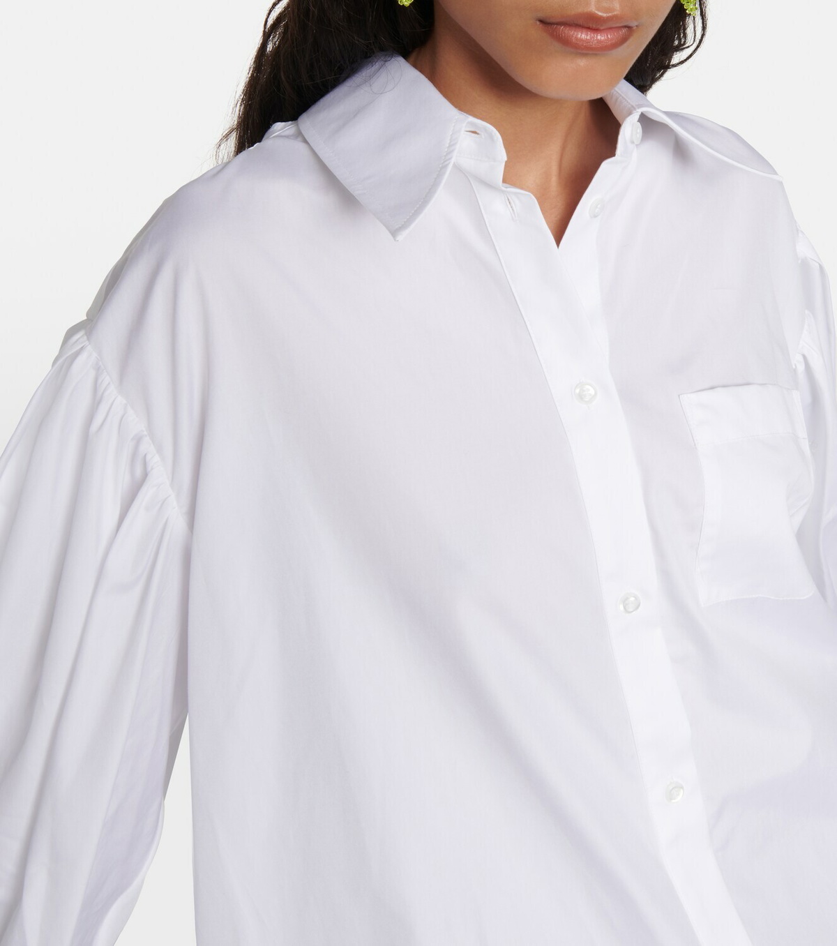 Simone Rocha Embroidered cotton shirt Simone Rocha