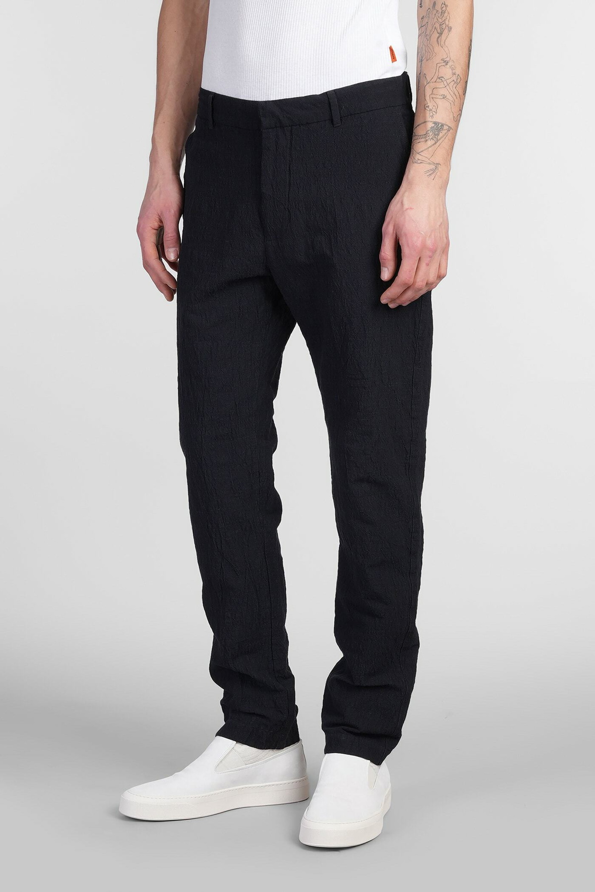 Barena Dosana Pants In Blue Cotton Barena