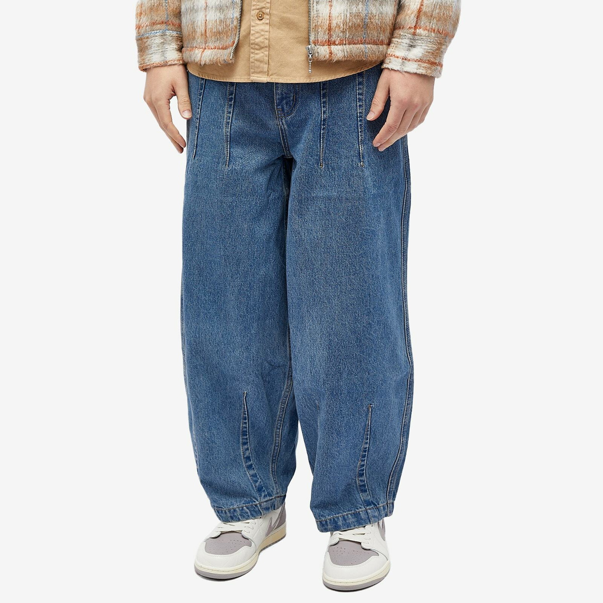 Checks Downtown Men's Balloon Jeans in Stonewash Checks Downtown