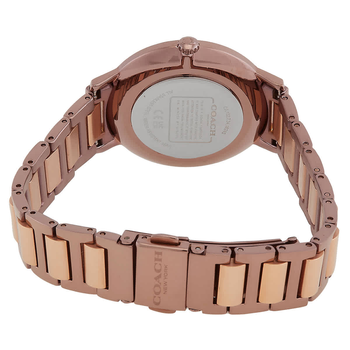 Coach Audrey Quartz Crystal Coffee Dial Ladies Watch 14503502 Coach