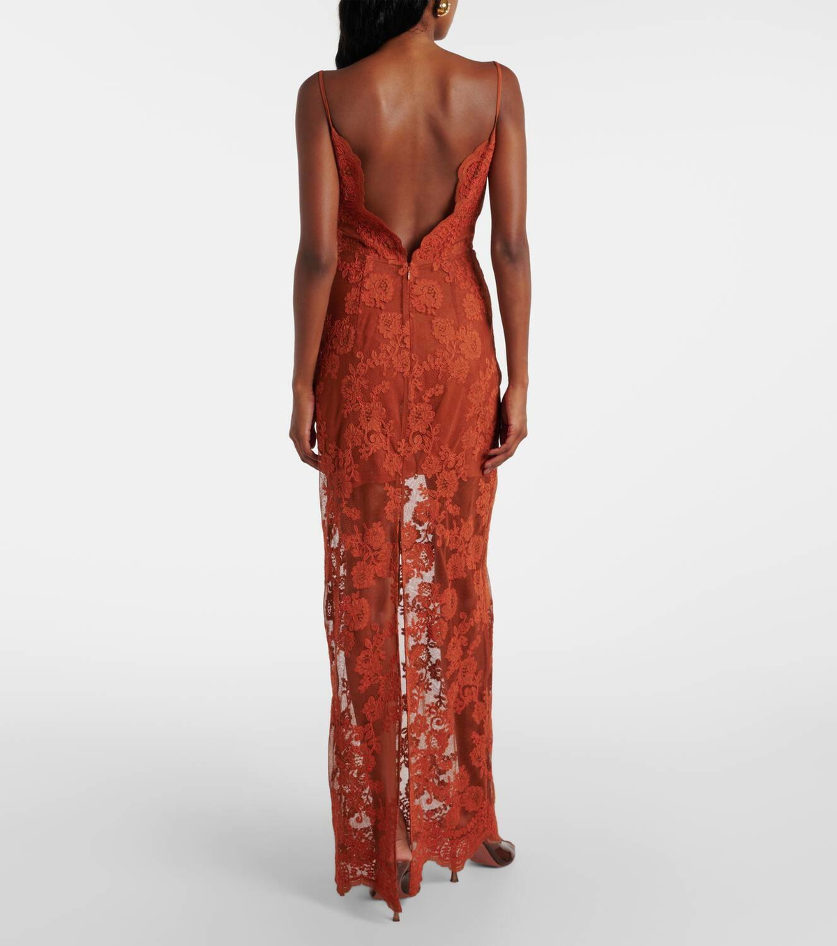 Self-Portrait Sheer lace maxi dress Self-Portrait